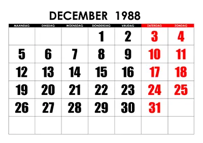 Kalender 1988 – kalende.ru
